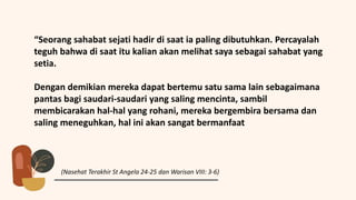 doa novena santa angela hari ke empat pptx | PPTX