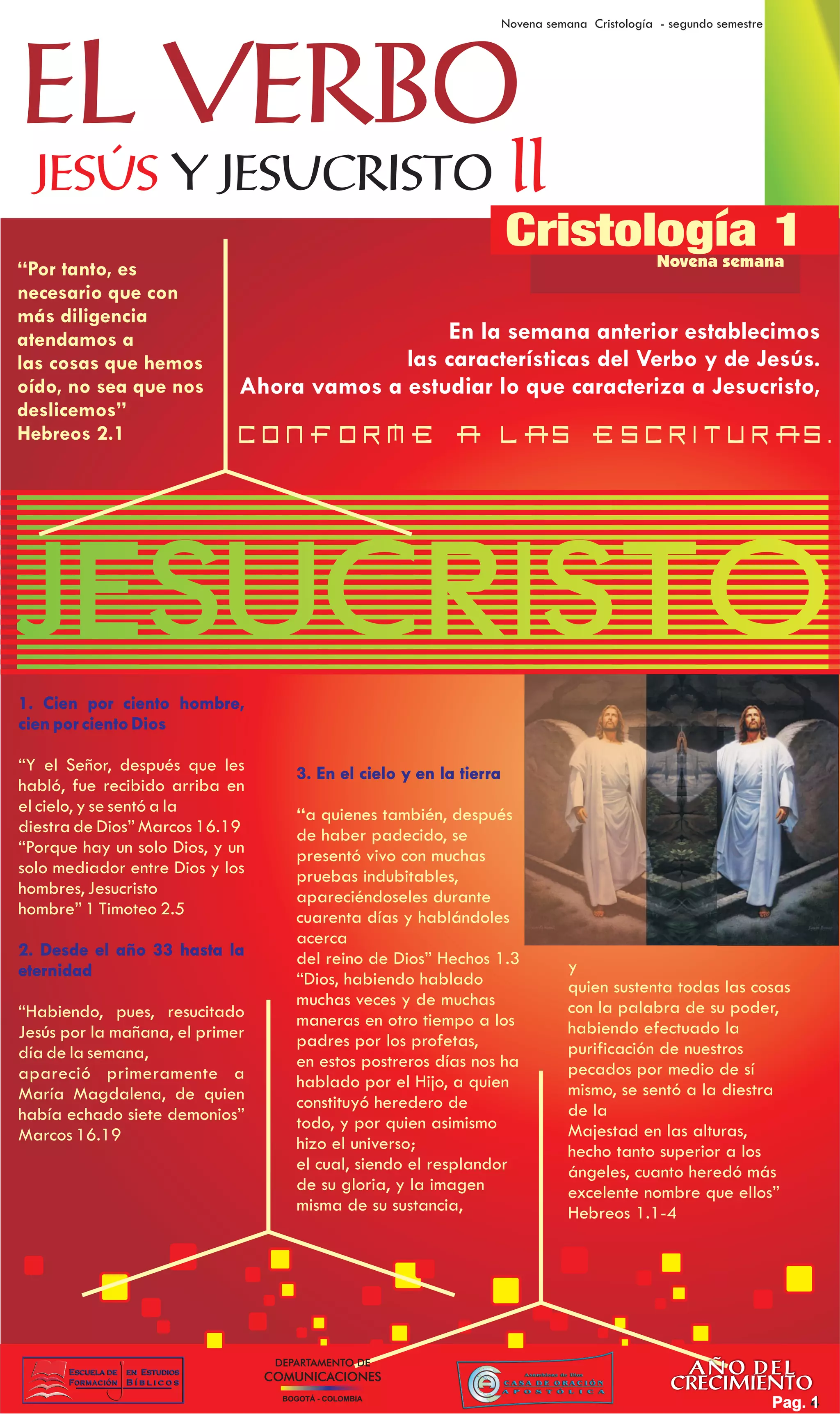 EL VERBO, JESUS Y JESUCRISTO | PDF