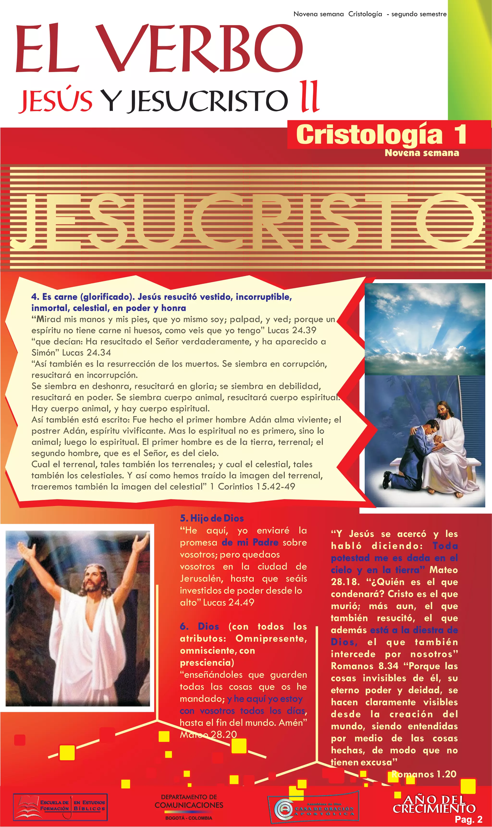 EL VERBO, JESUS Y JESUCRISTO | PDF