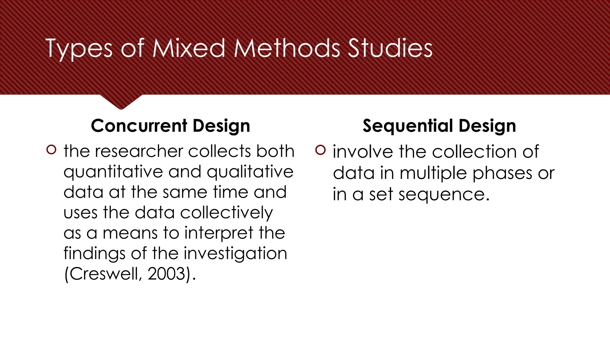 Mixed Method Research Design - Language Research | PPT