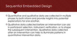 Mixed Method Research Design - Language Research | PPT