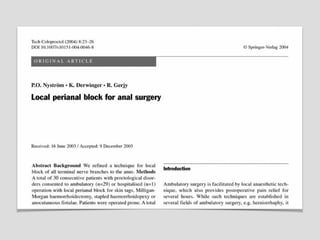 Procedure for prolapse and hemorroids - PPH - | ODP