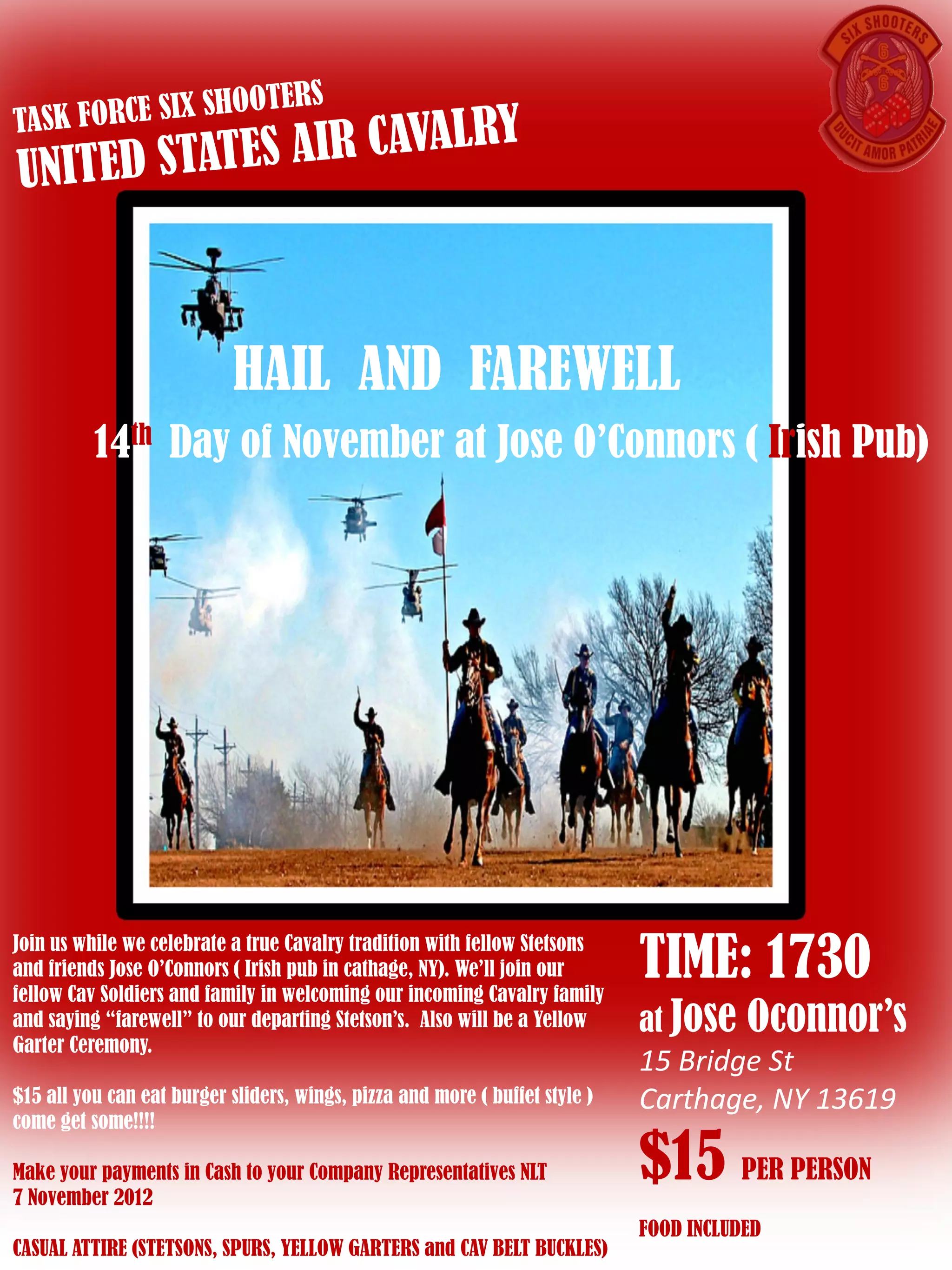 Nov hail and farewell flyer | PDF