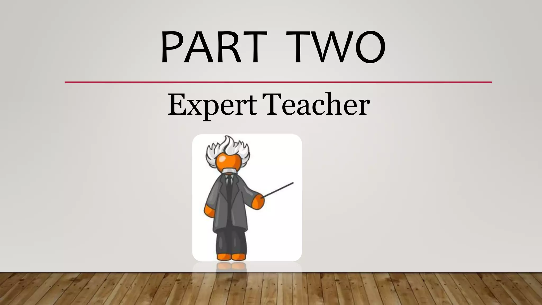 Novice and expert teacher | PPTX
