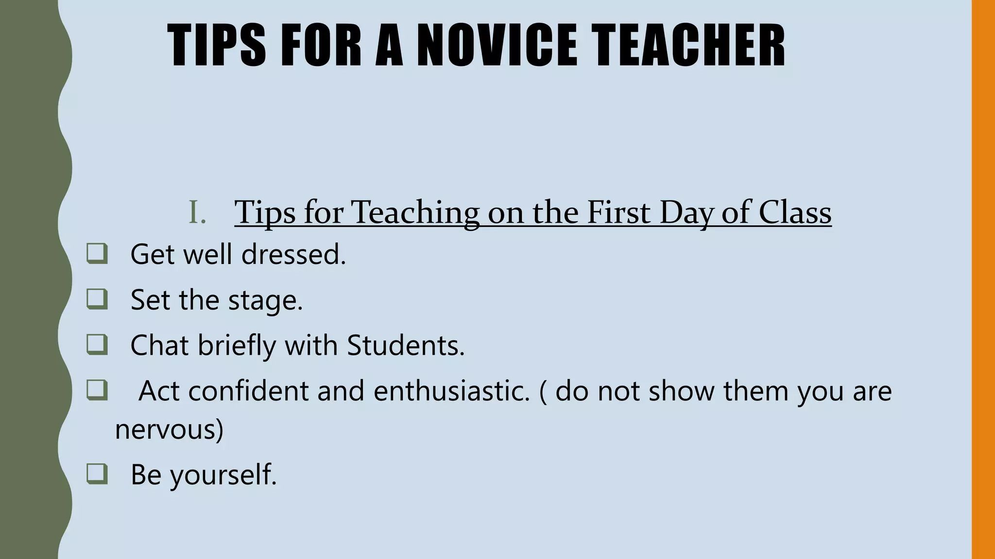 Novice and expert teacher | PPTX