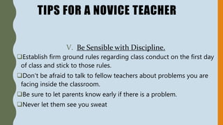 Novice and expert teacher | PPTX