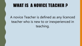 Novice and expert teacher | PPT