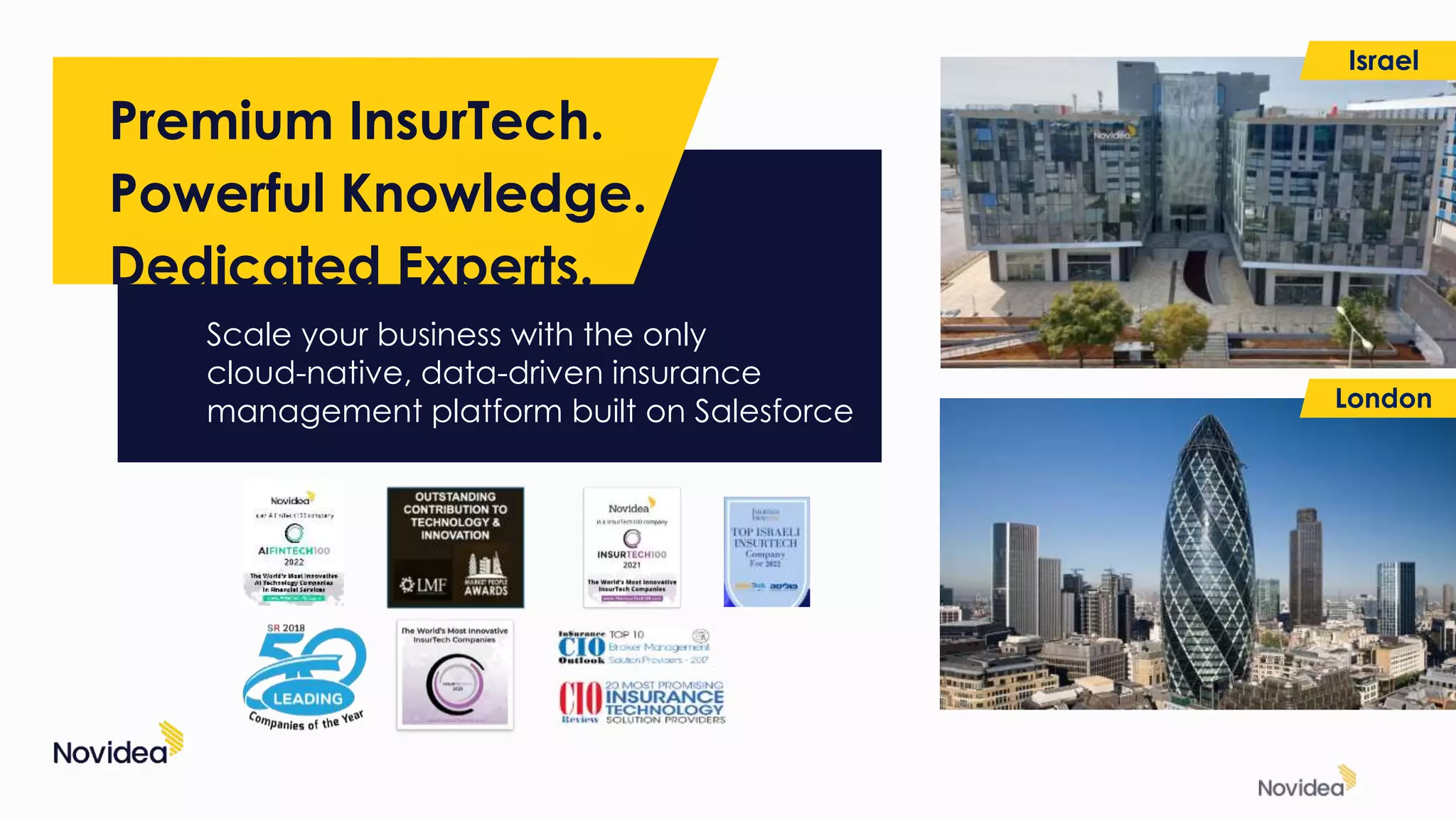 Novidea - Insurtech Innovation Award 2023 | PPT