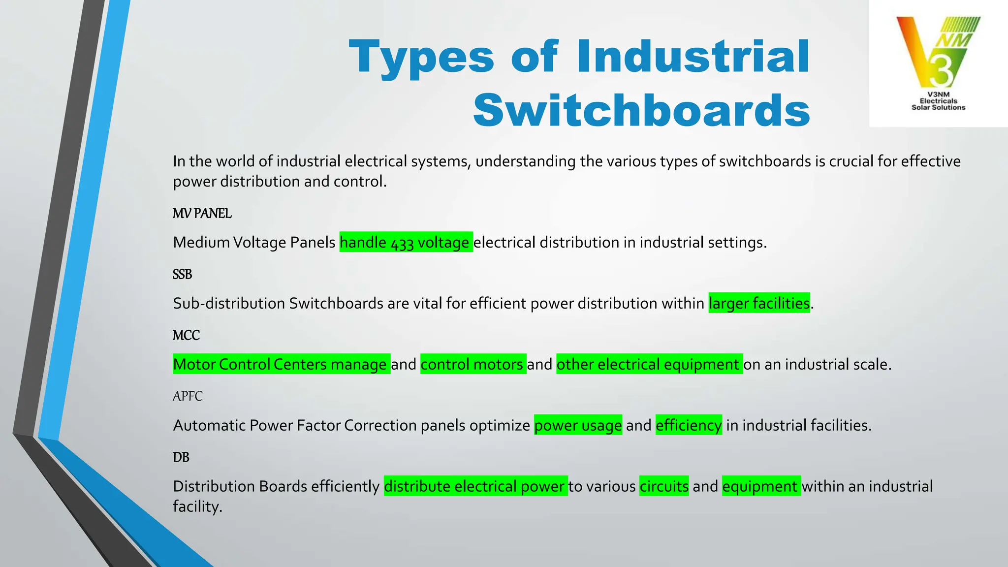 Professional Industrial Switchboard Installation Services | PPT