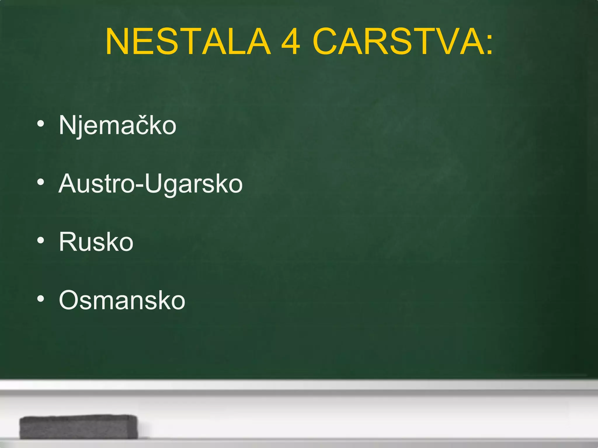 Povijest: Novi odnosi u Europi nakon 1. svjetskog rata | PPT