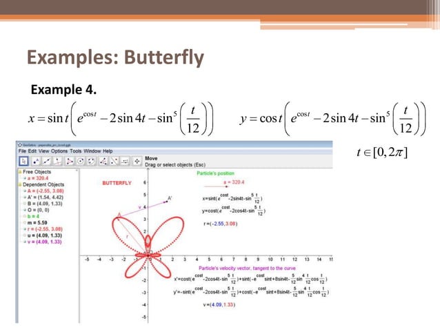 Vector-Valued Functions and GeoGebra | PPT
