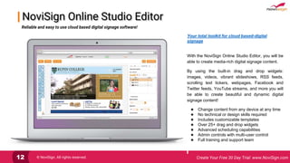 NoviSign digital signage | PPT