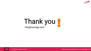 NoviSign digital signage | PPT