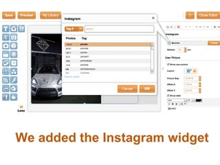 NoviSign Instagram widget - digital signage for generating Selfie parties! | PPT