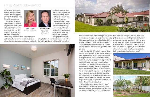 Novus Medical Detox Center Business View Magazine Feature | PPT