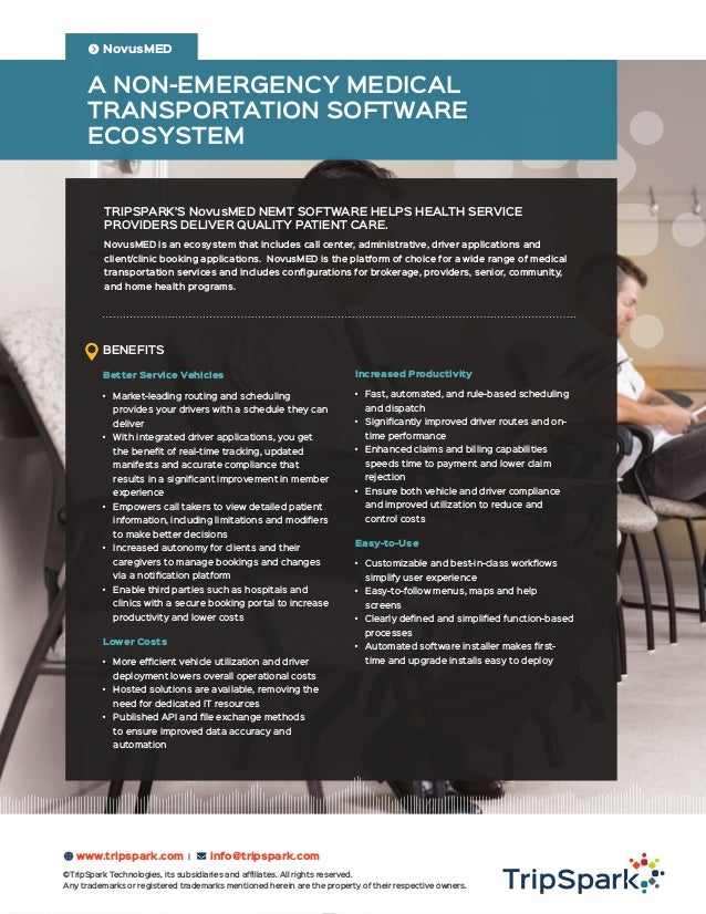 Novus med non-emergency-medical-transportation-nemt-software | PDF