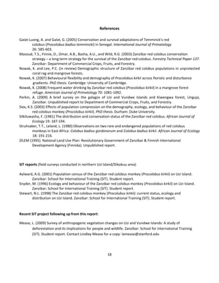Nowak Perkin Jones 2009 Red colobus on Uzi and Vundwe Islands Zanzibar ...