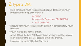 Diabetes Mellitus (DM) | PPT