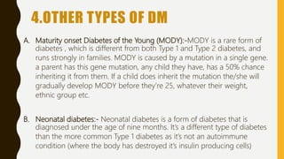 Diabetes Mellitus (DM) | PPT