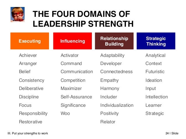 Play to your strengths.