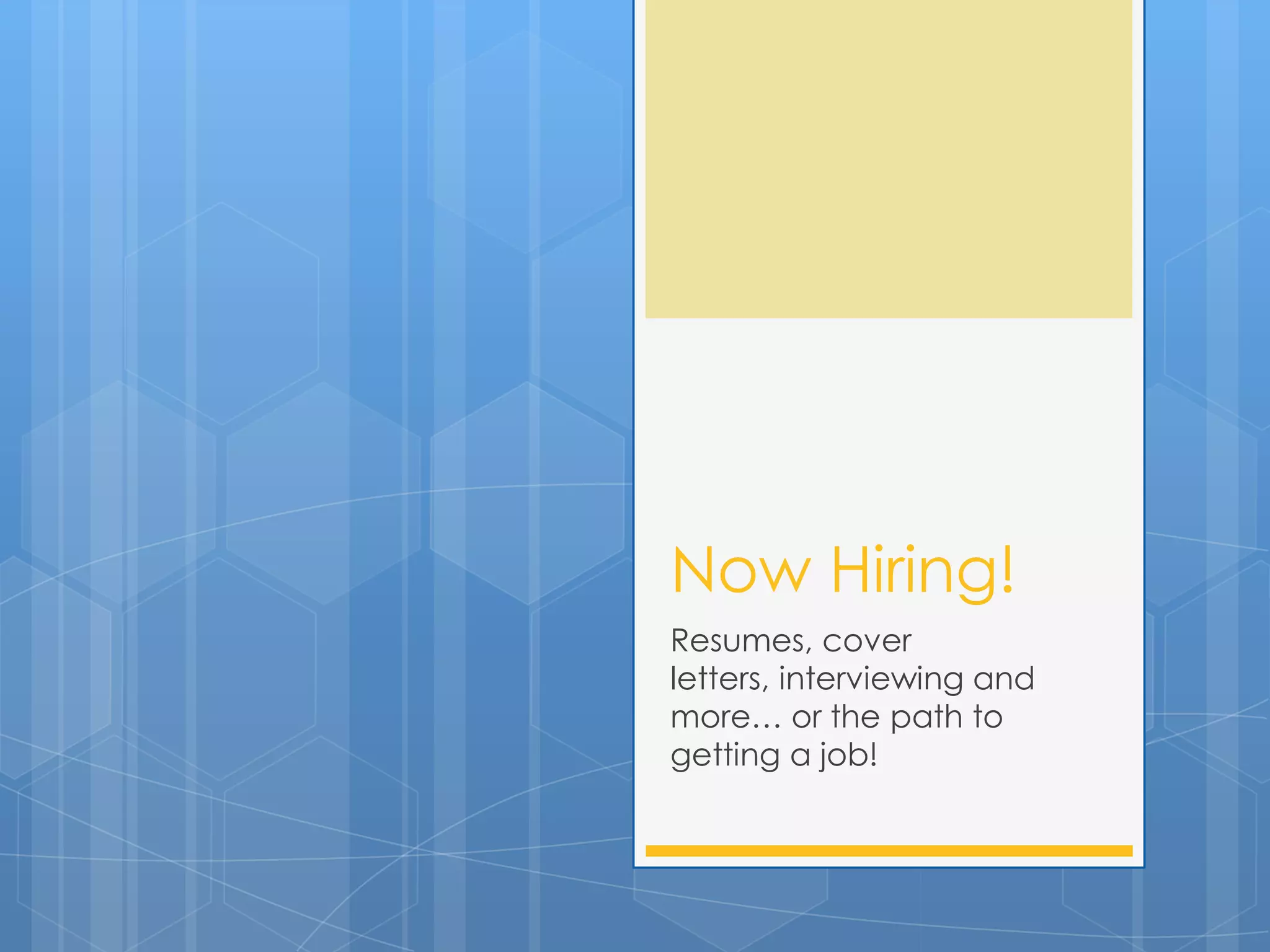 Now Hiring PowerPoint | PPT