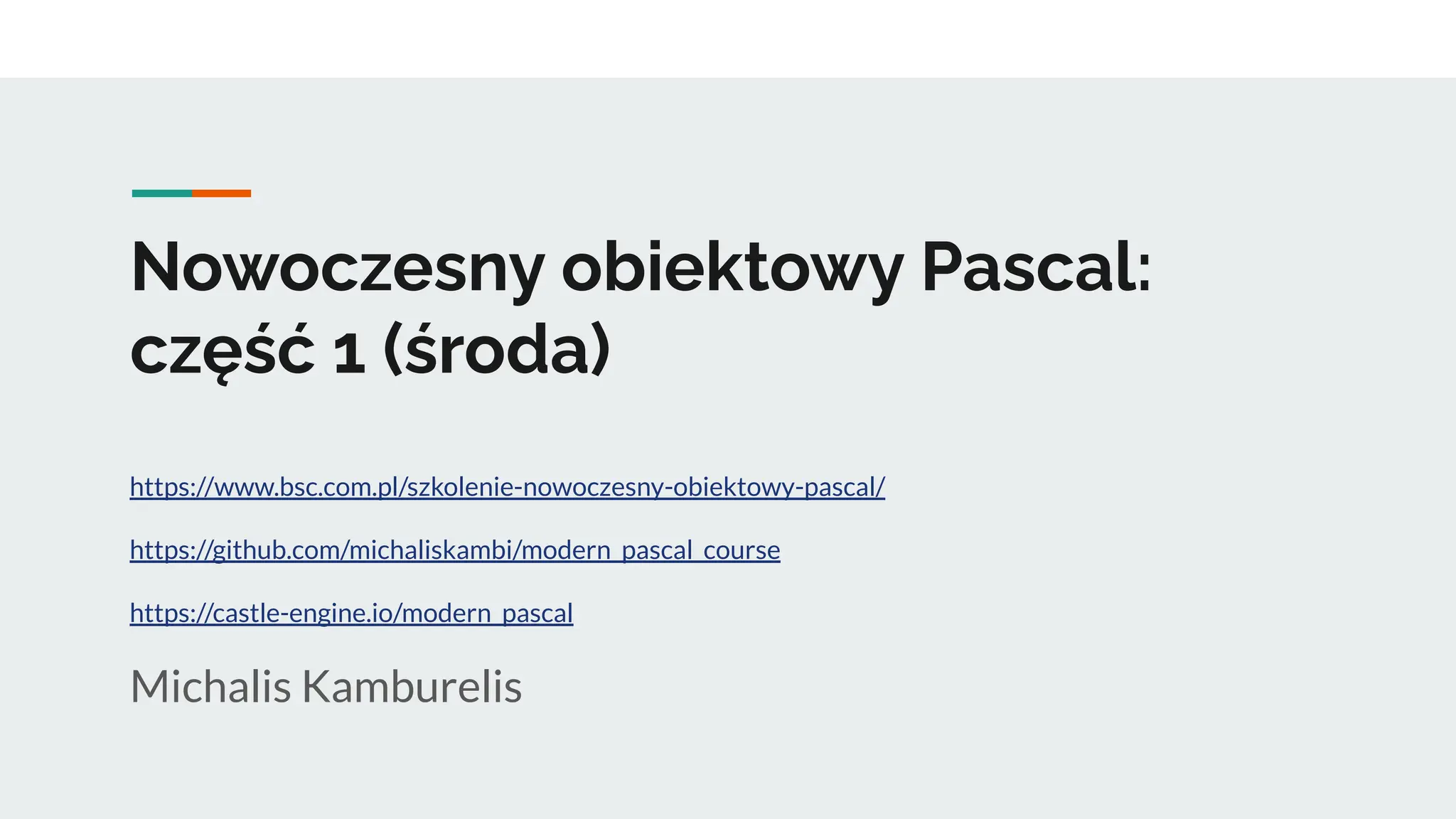 Nowoczesny obiektowy Pascal (1) - kurs BSC | PDF