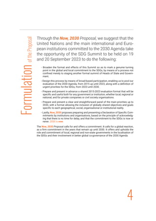Now, 2030 Proposal | PDF