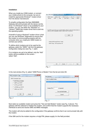 Now sms quickstart1 | PDF