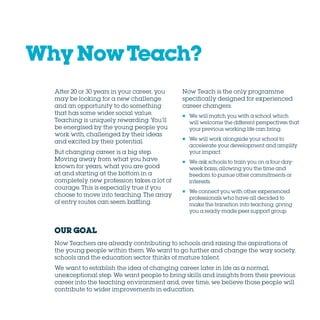 Now Teach overview for candidates | PDF