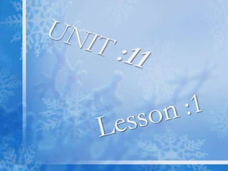 Now we will start with a new unit | PPT