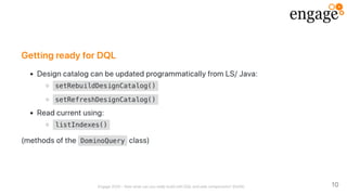 Now what can you really build with DQL and web components? | PDF