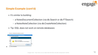 Now what can you really build with DQL and web components? | PDF