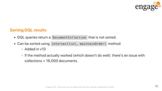 Now what can you really build with DQL and web components? | PDF