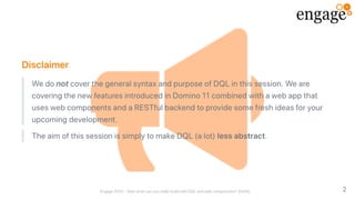 Now what can you really build with DQL and web components? | PDF