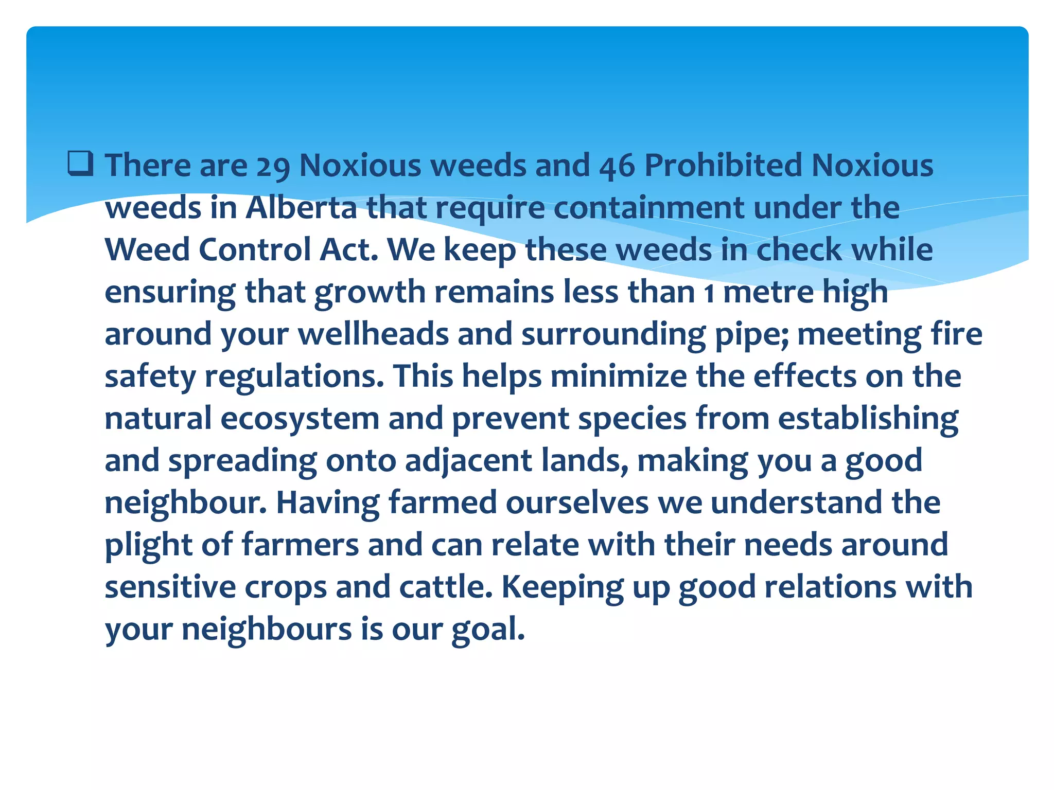Noxious Weeds Alberta | PPTX