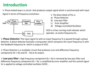 Phase locked loop | PPTX