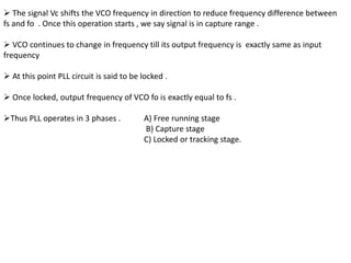 Phase locked loop | PPTX