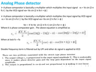 Phase locked loop | PPTX