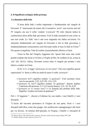Nozze di Cana - Interpretazione teologica | PDF