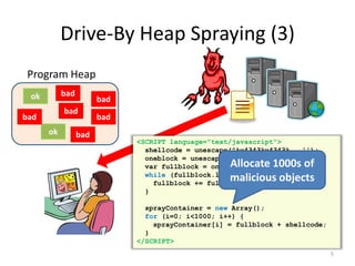 Nozzle: A Defense Against Heap-spraying Code Injection Attacks | PPT