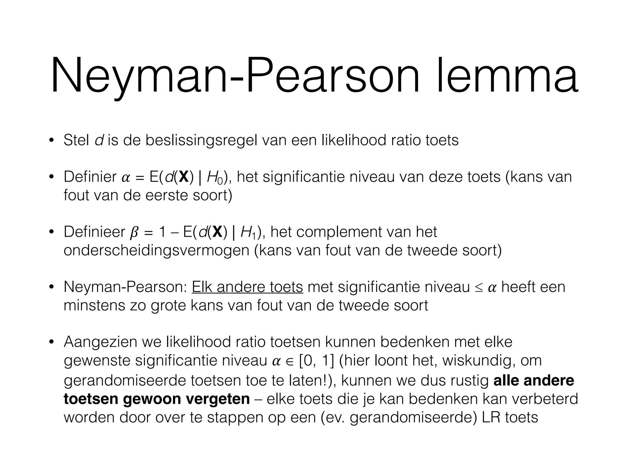 Neyman Pearson lemma - introduction | PDF