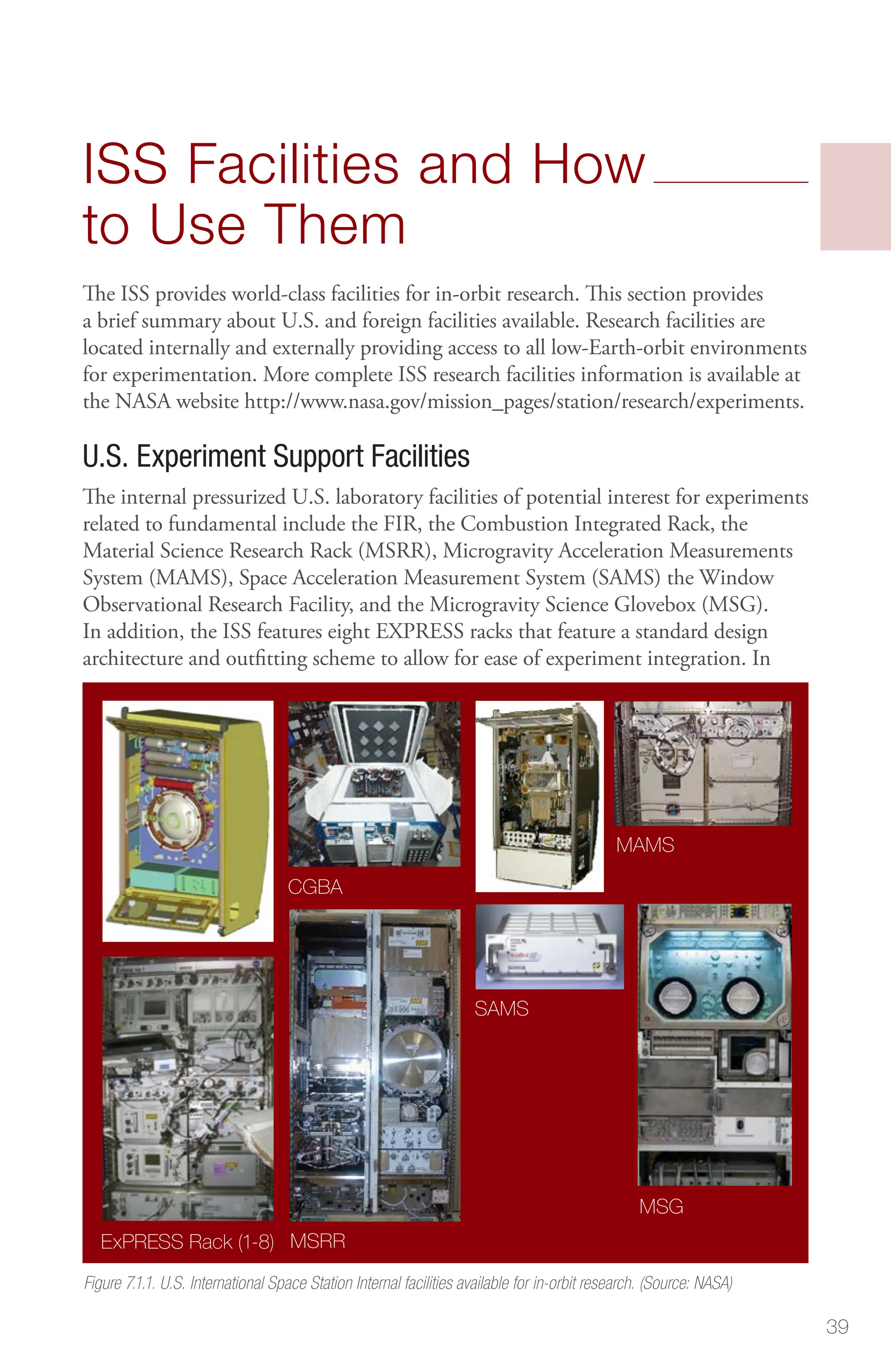 NASA A Researcher’s Guide to International Space Station : Fundamental ...