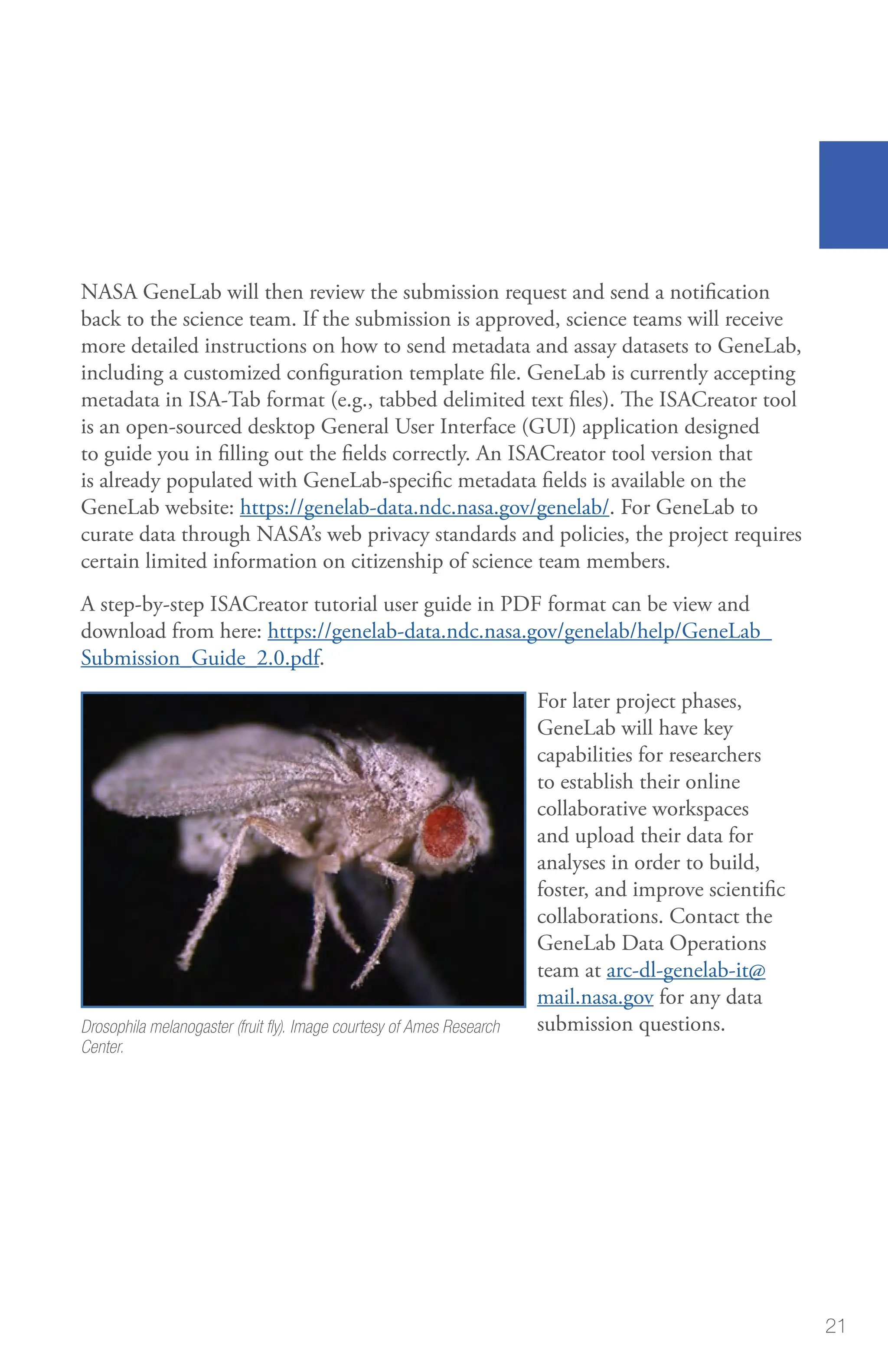 NASA Researcher’s Guide to International Space Station : GeneLab | PDF