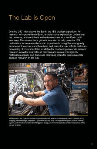 NASA A Researcher’s Guide to International Space Station : Microgravity ...