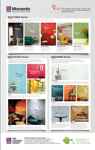 Nippon Paint Interrior and Exterior Collection | PDF