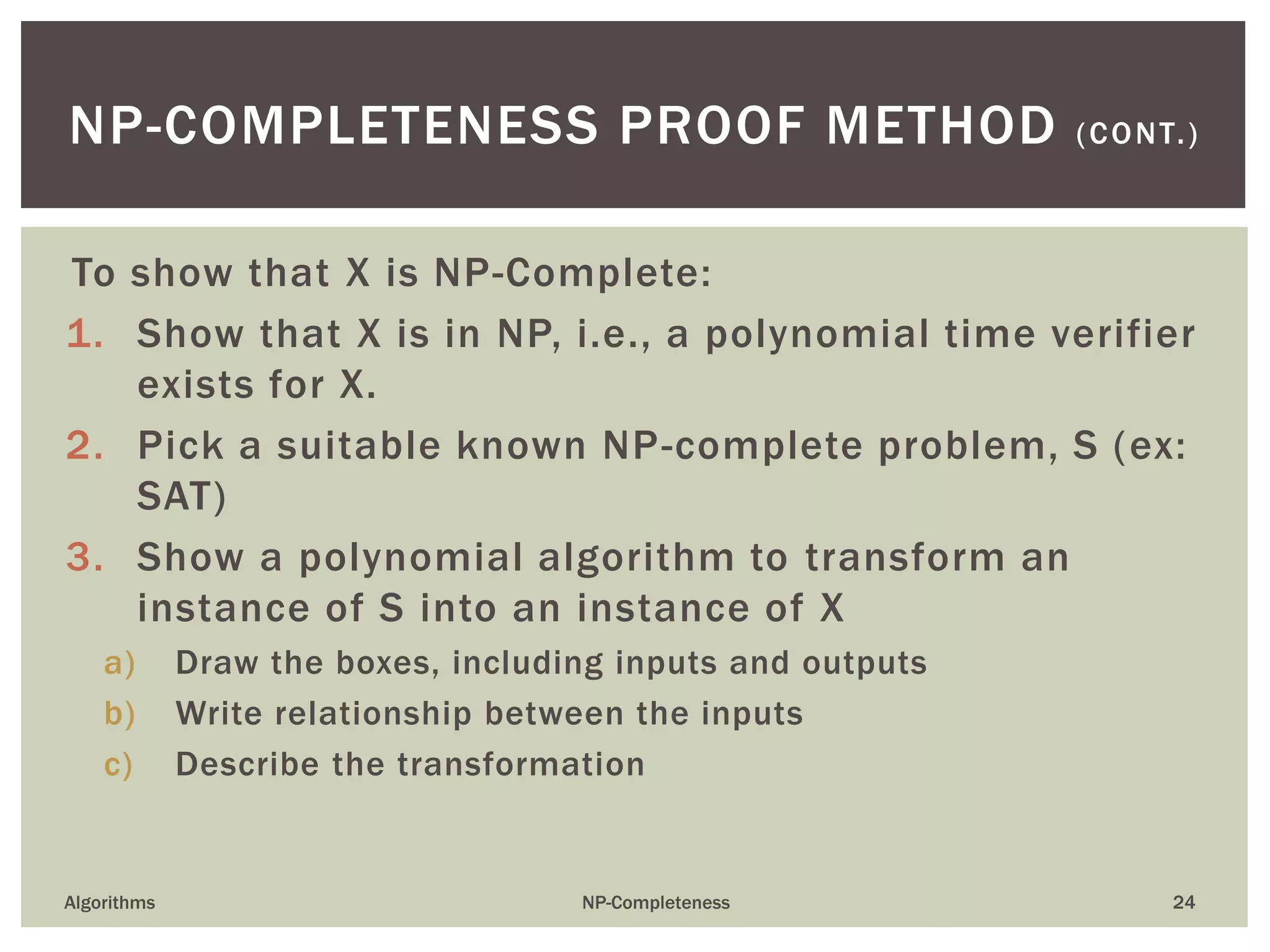 NP completeness | PPTX
