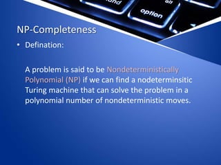 Np completeness | PPT