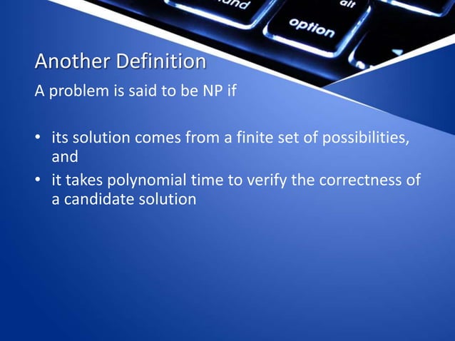 Np completeness | PPT