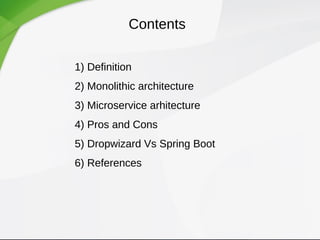 Microservice Architecture JavaCro 2015 | ODP