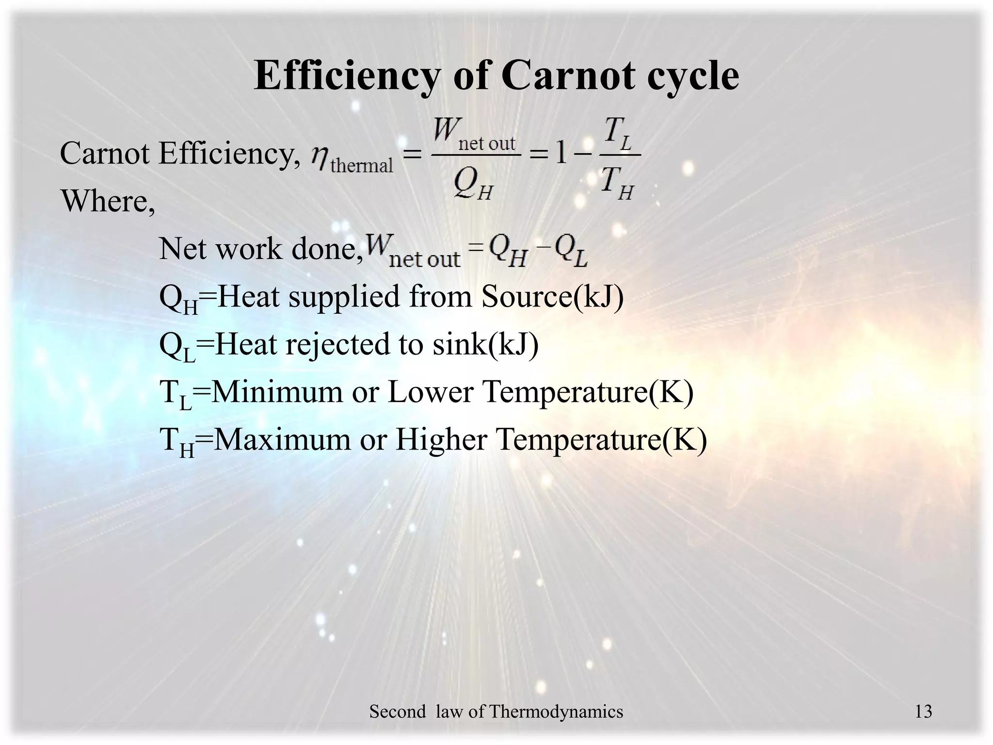 Engineering Thermodynamics-second law of thermodynamics | PDF